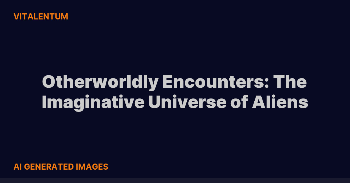 Otherworldly Encounters: The Imaginative Universe of Aliens ...